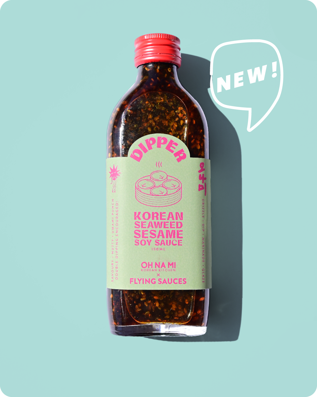 Oh Na Mi Korean Seaweed Sesame Soy Sauce